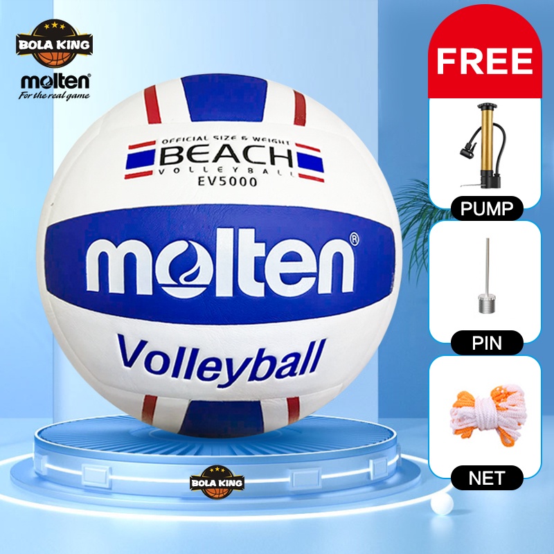 Molten Original official volleyball line 5 soft PU match training ball ...