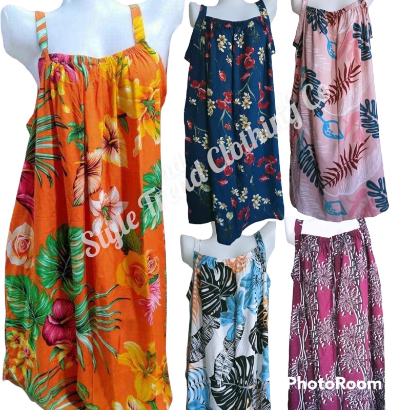 (ST8) 2XL-3XL/XXL-XXXL CHALLIS Duster/Daster Sleeveless | PLUS SIZE ...