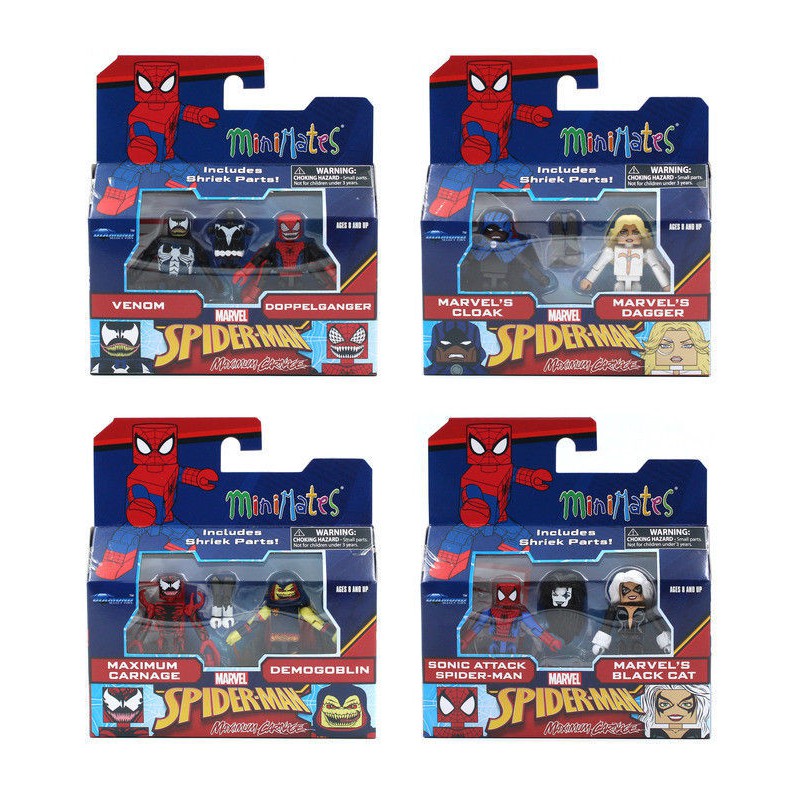 Marvel Minimates Series 76 Maximum Carnage Full Set of 8 | Shopee ...