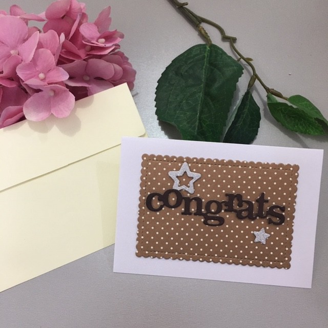Congratulations Card | Handmade Card | Type A by fgpaper | Shopee ...