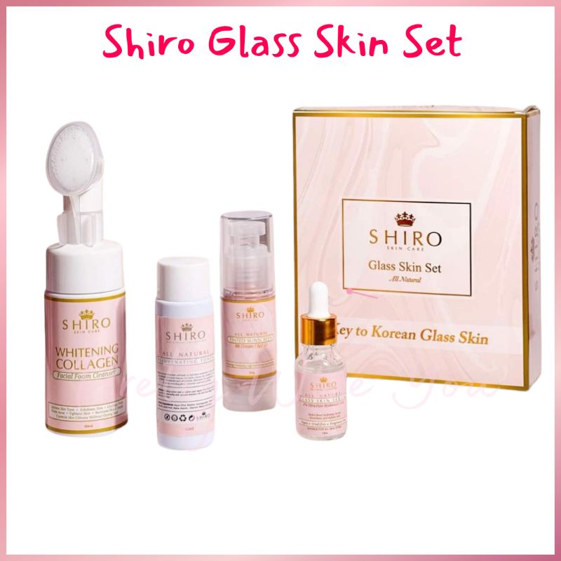 Shiro Glass Skin Face Whitening Set | Shopee Philippines