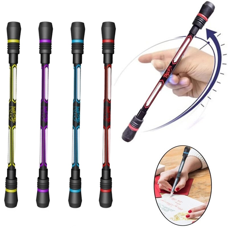 Spinner Pen Adult Kids Antistress Spinning Pen Plastic Spiner Pen ...