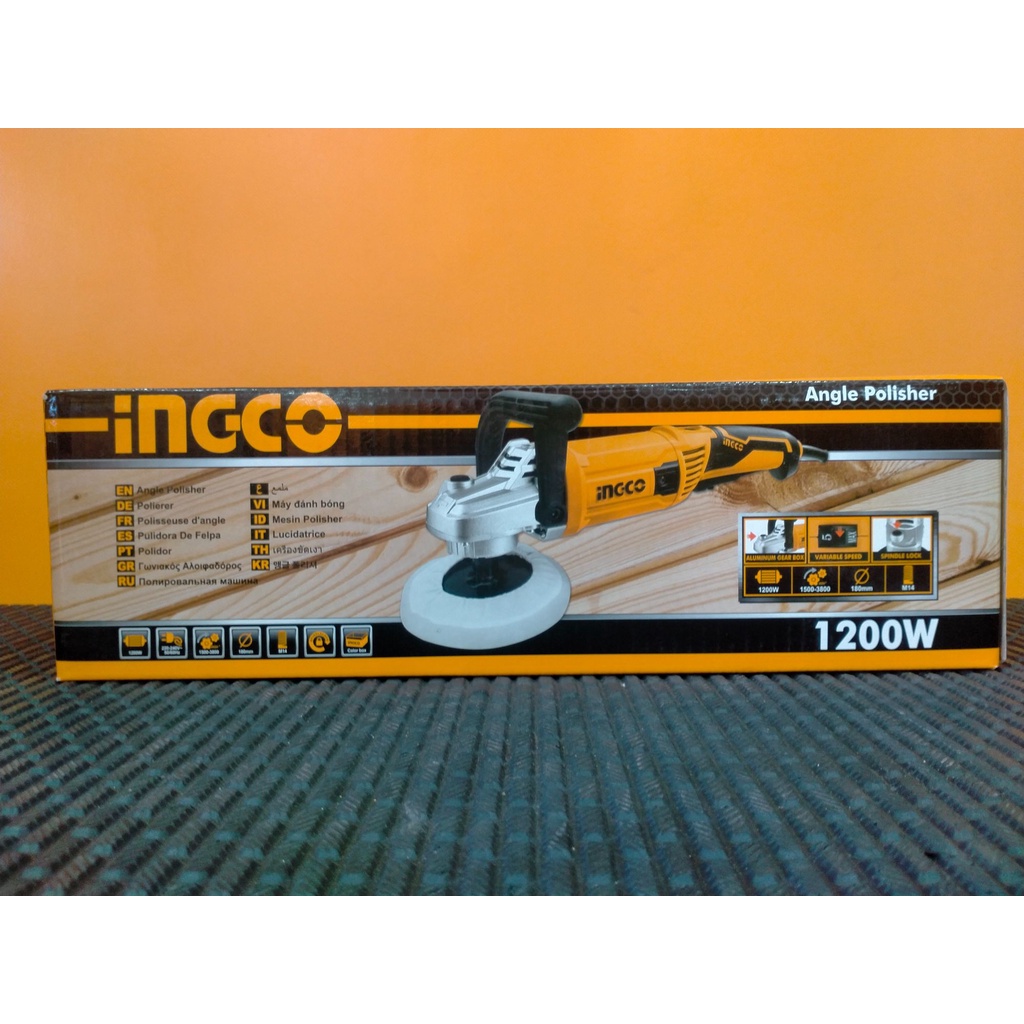 INGCO ANGLE POLISHER 1200W BL-PT TRUH | Shopee Philippines