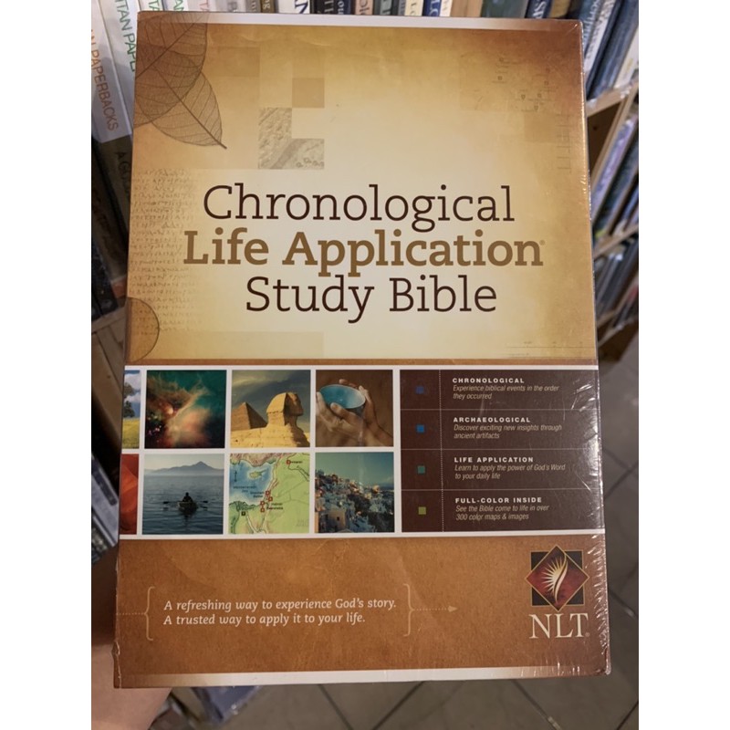 NLT Chronological Life Application Study Bible HardCover | Shopee ...