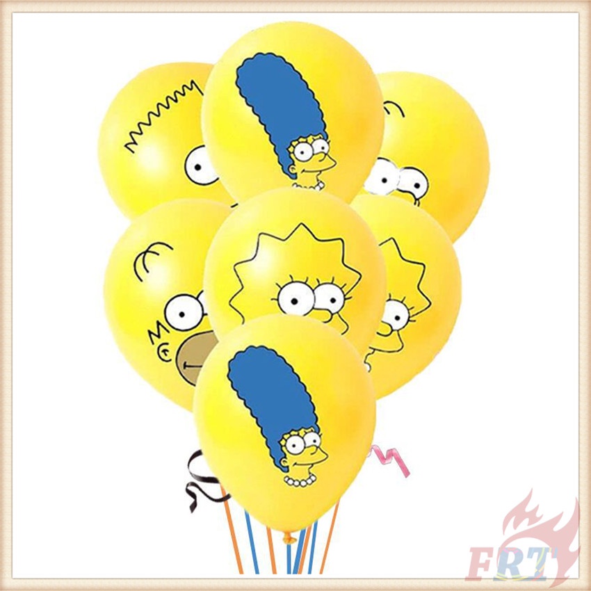 ♦ Party Decoration - Balloons ♦ 1Pc The Simpsons 12inch Latex Balloons ...