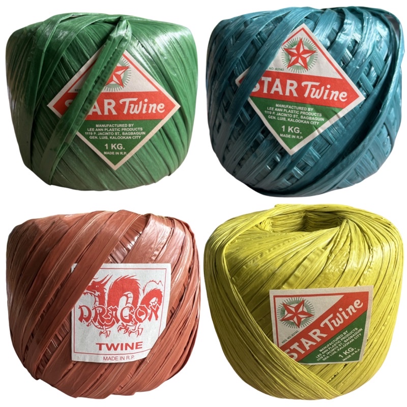 Colored Plastic Twine 1 kilo | Shopee Philippines