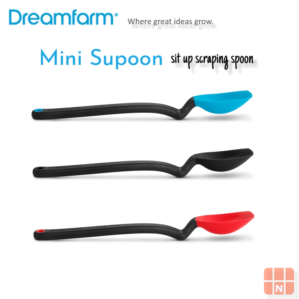 Dreamfarm Mini Supoon, Non-Stick Silicone Sit Up Scraping & Cooking ...