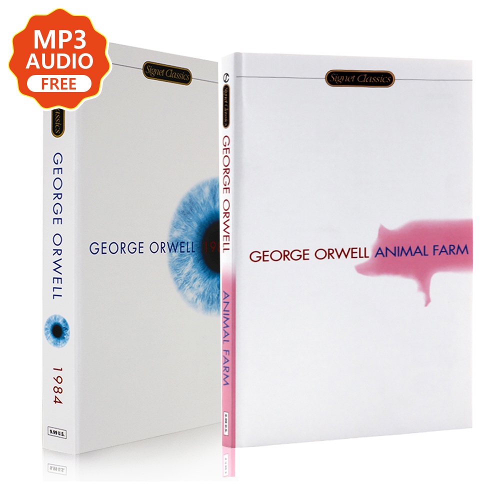 Animal Farm and 1984 George Orwell Classics English Novel Children's ...