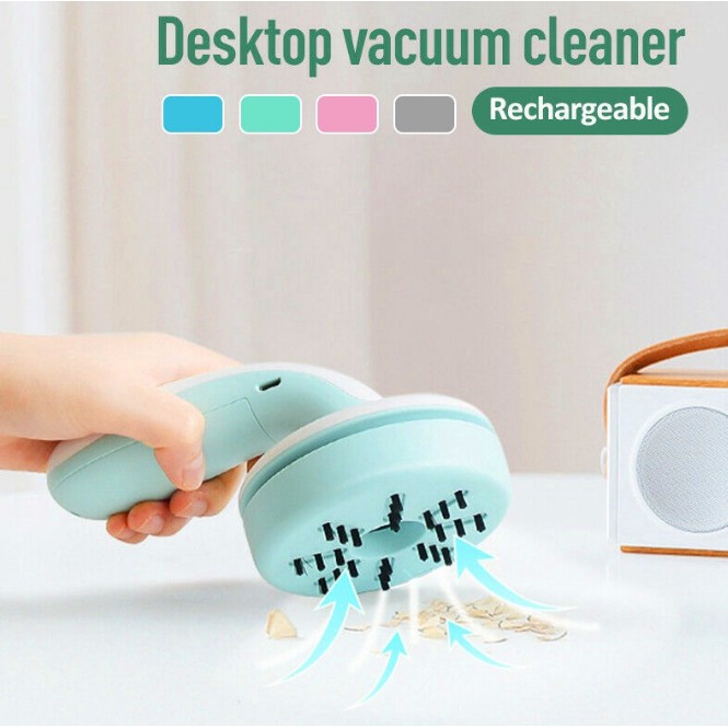 Mini Handheld Cleaner USB Rechargeable Desk Cleaner Cleaning Tool for ...