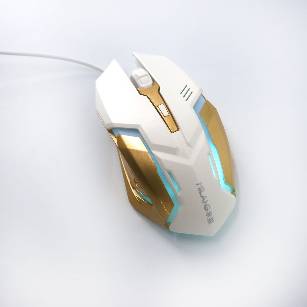 Milang M6 Polar Monster USB Optical Wired Gaming Mouse RGB Backlight ...