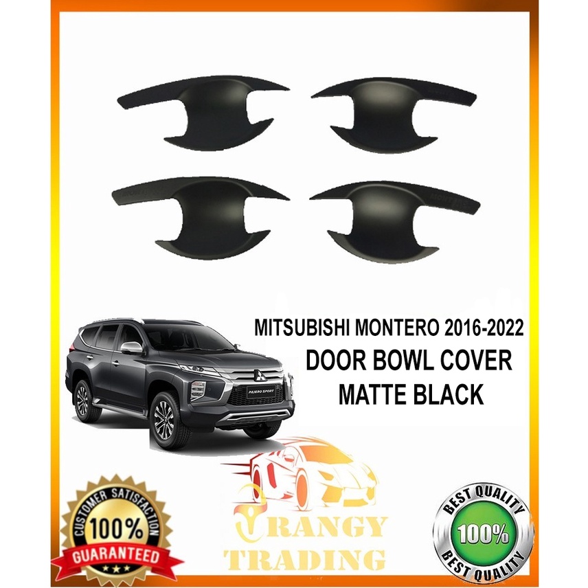 Mitsubishi Montero 2016 to 2025 Door bowl Cover Matte Black 2017 2018 ...