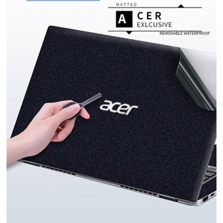 Sticker Laptop Matte BLACK 3 Sides Skin 14'' 15.6'' 13'' Inch Case ACER ...