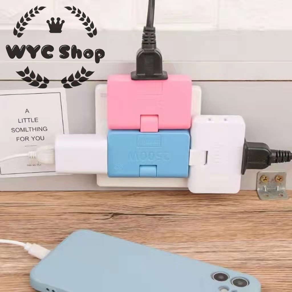 Rotating Socket Converter 2500W One In Three 180 Degree Extension Plug ...