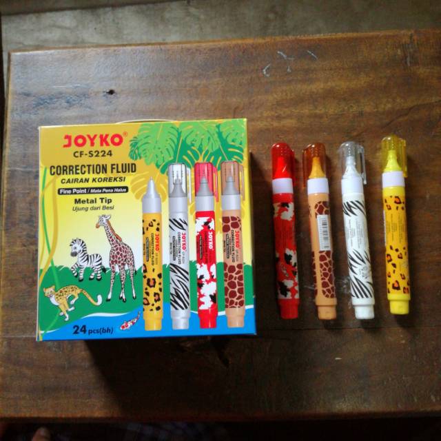 Joyko Animal Cf-S221 Liquid Correction Fluid / Tip-Ex / Stipo Liquid ...