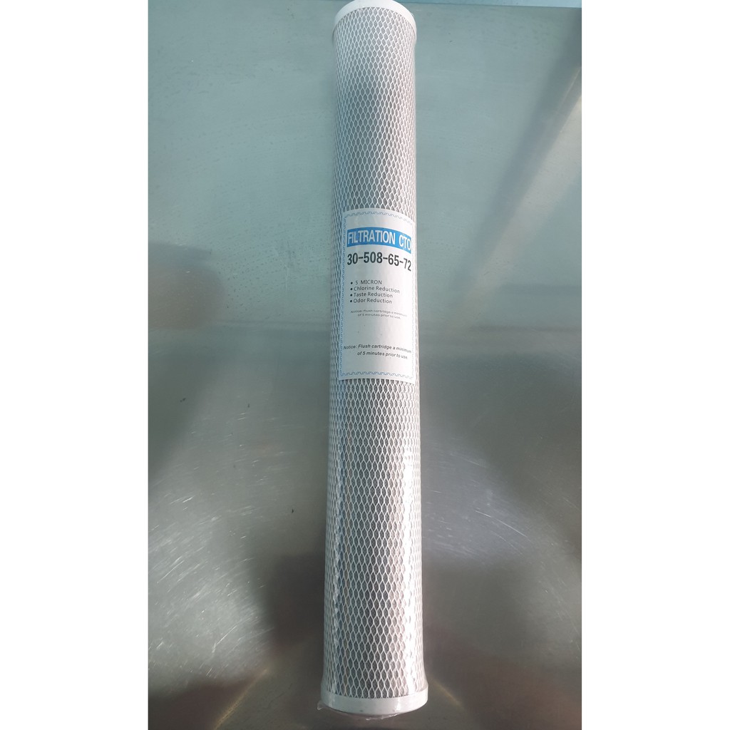 20 inch Universal Compress Activated Carbon CTO Filter Cartridge ...