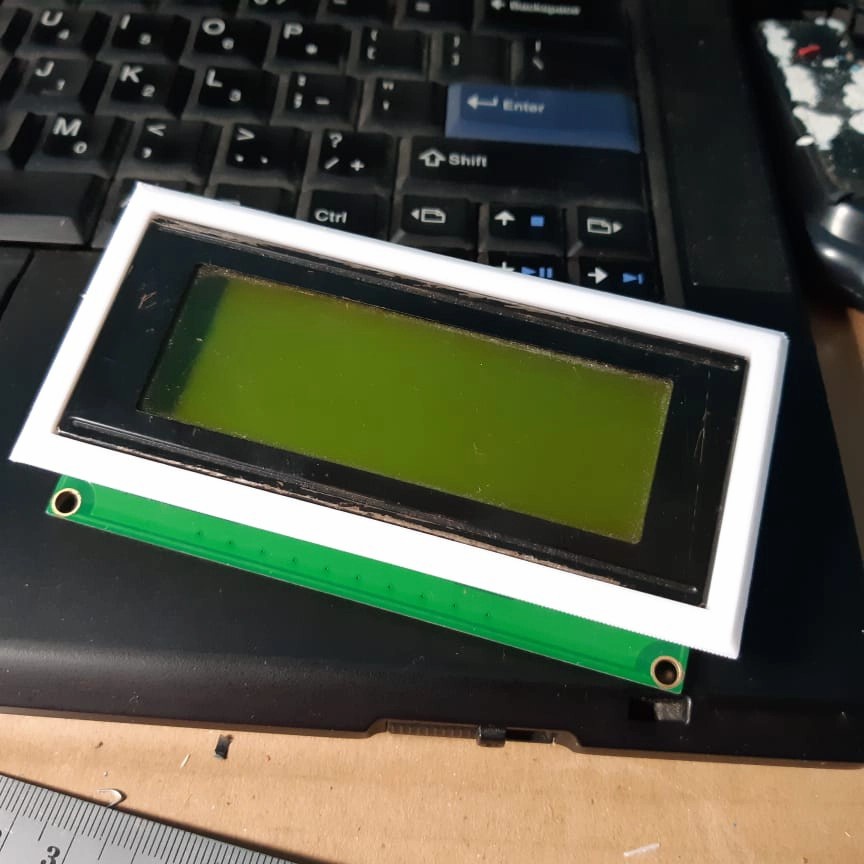 20x4 LCD Casing Frame Bezel Case Holder BOX Panel 20 x 4 i2c Arduino ...