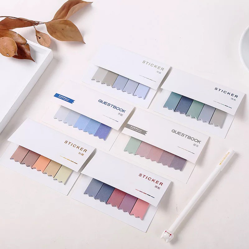 Gradient Pantone Color sticky notes bookmarker | Shopee Philippines