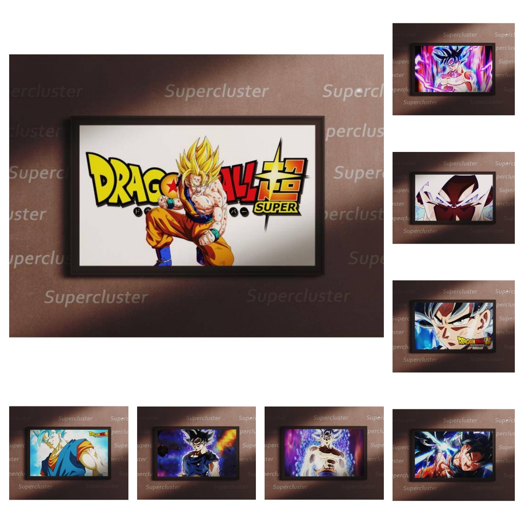 Dragon Ball Canvas Goku Main Anime poster Set #01 Painting Poster Wall ...