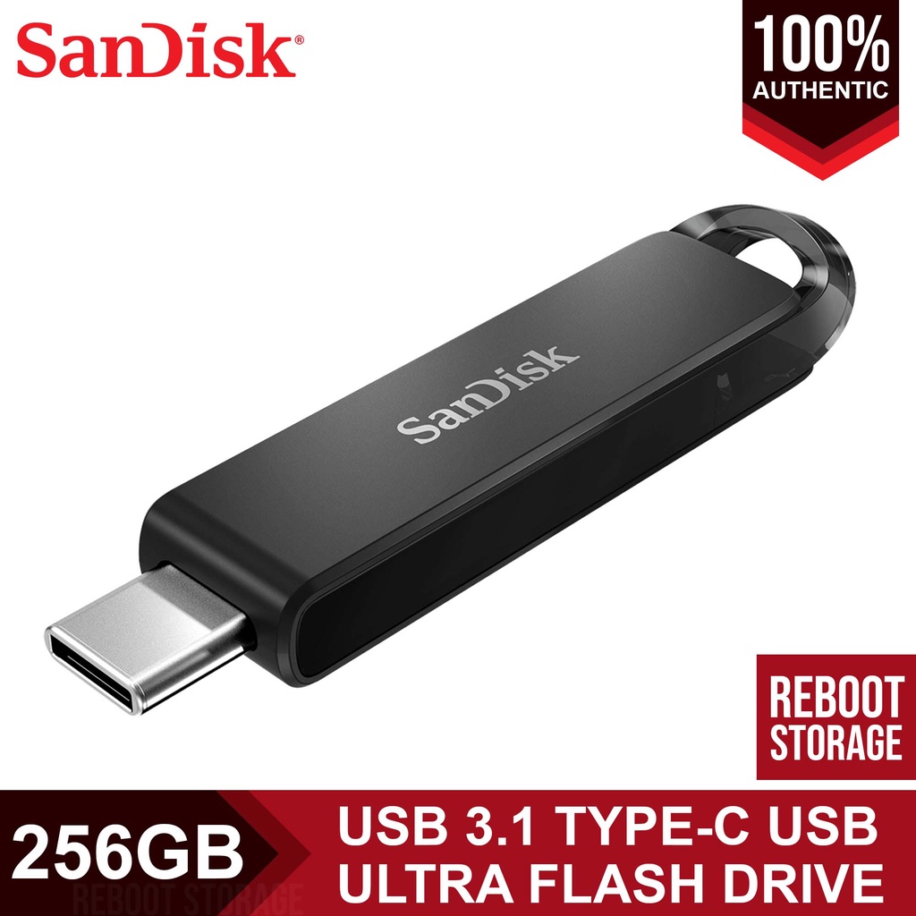 SanDisk 256GB USB 3.1 Type C Ultra Flash Drive SDCZ460-256G | Shopee ...