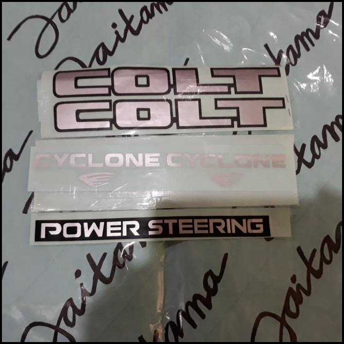 Colt Cyclone Power Steering Jaitama Stickers. | Shopee Philippines