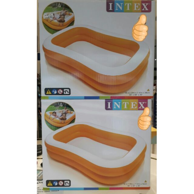 Intex swimming pool 2.29mx1.47mx46cm | Shopee Philippines