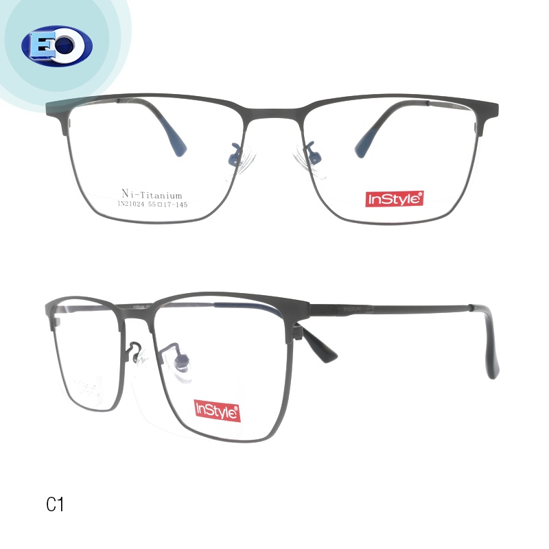 EO Instyle IN21024 Frame with Multicoated Lens / Non-graded Eyeglasses ...