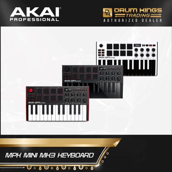 Akai Professional MPK Mini MK3 (Red / Black / White/ Grey) | Shopee Philippines