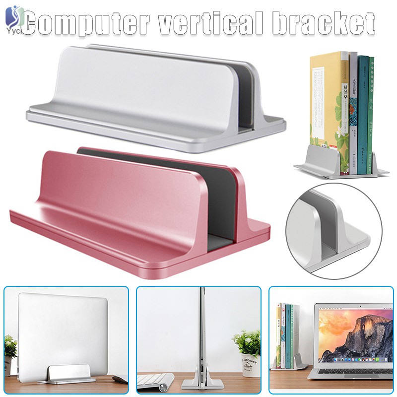 Yy Aluminum Vertical Laptop Support Adjustable Desktop Notebook Support ...