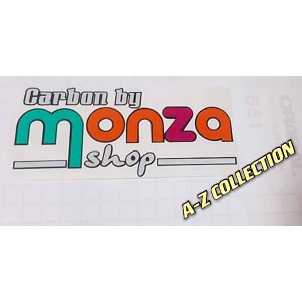 Carbon by MONZA SHOP sticker (cutting sticker) | Shopee Philippines
