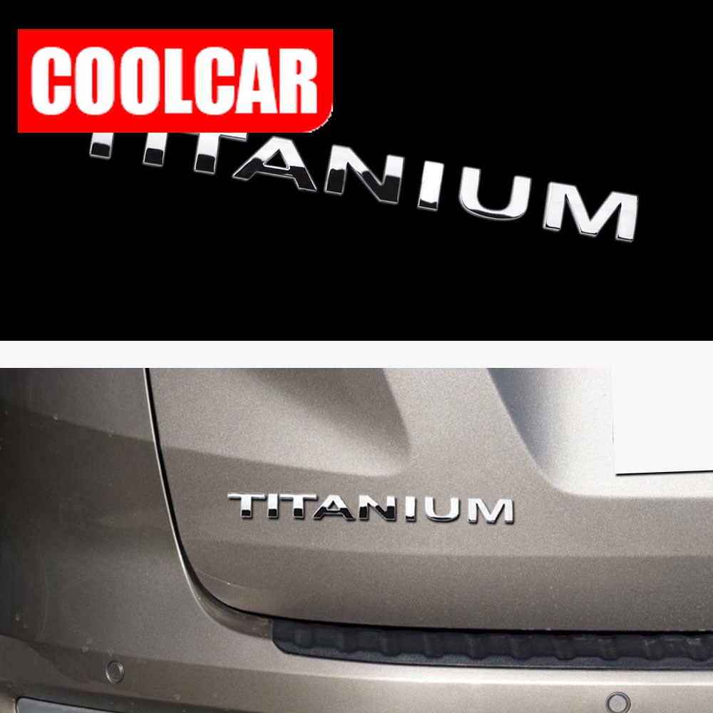 Titanium Letter Sticker Car Decoration Ford New Ecosport Old Ecosport ...