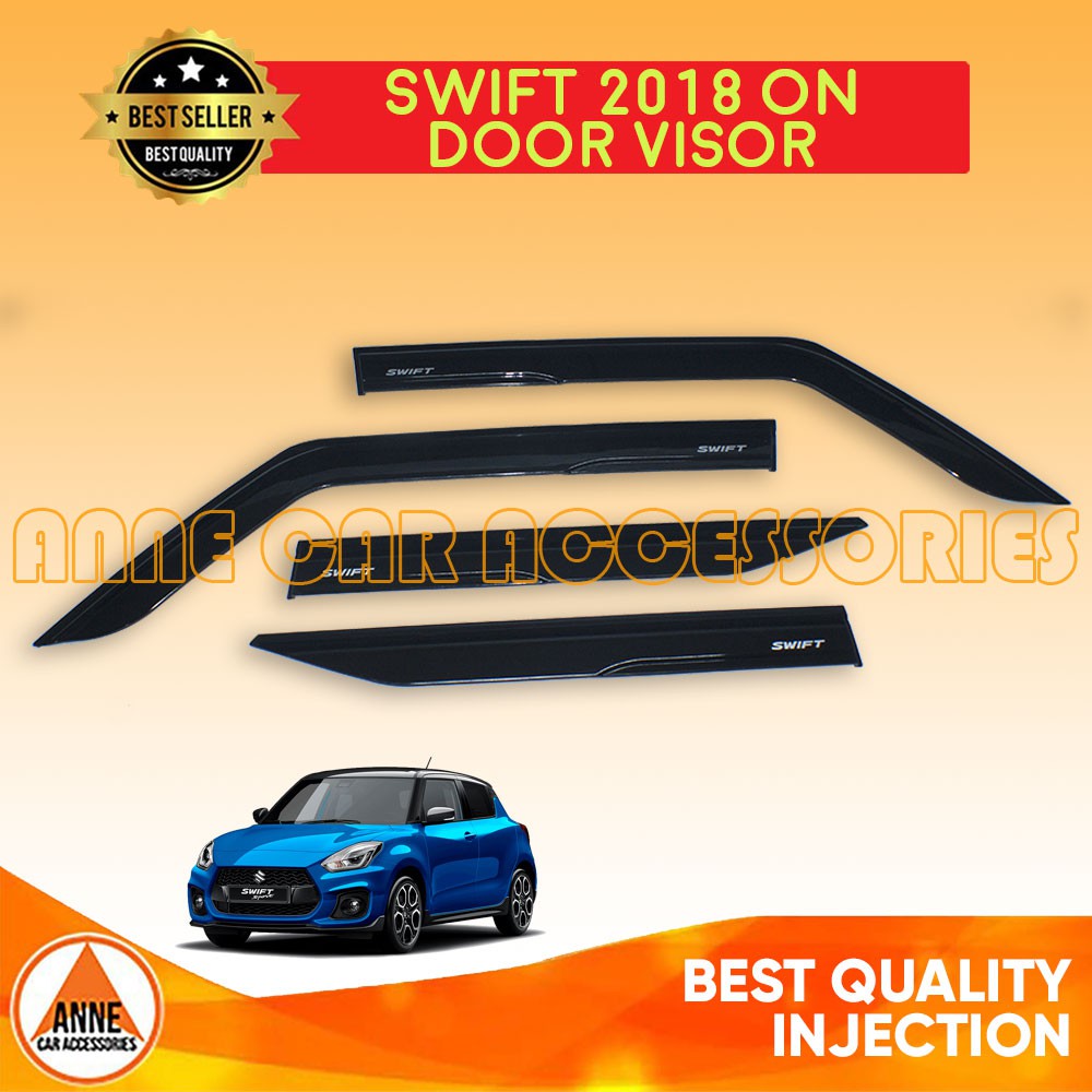 Window Rain Visor for Suzuki Swift 2019 2020 2021 2022 2023 2024 2025 ...
