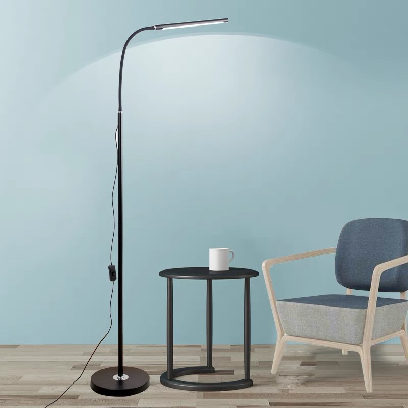 LED Floor Lamp Stand Shade With Flexible Swing Arm,Dimmable,3-way,Stand ...
