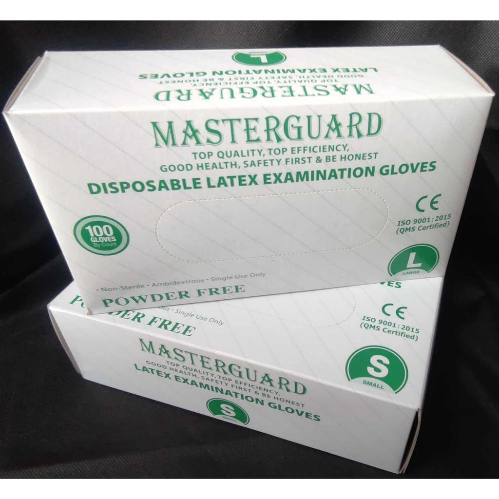 MASTERGUARD DISPOSABLE LATEX EXAMINATION GLOVES | Shopee Philippines