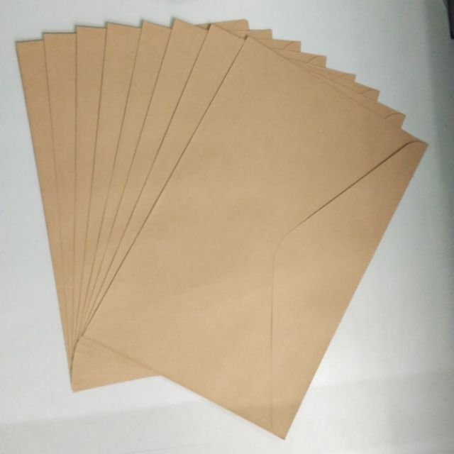 Brown envelope kraft paper 50pc/100pc | Shopee Philippines