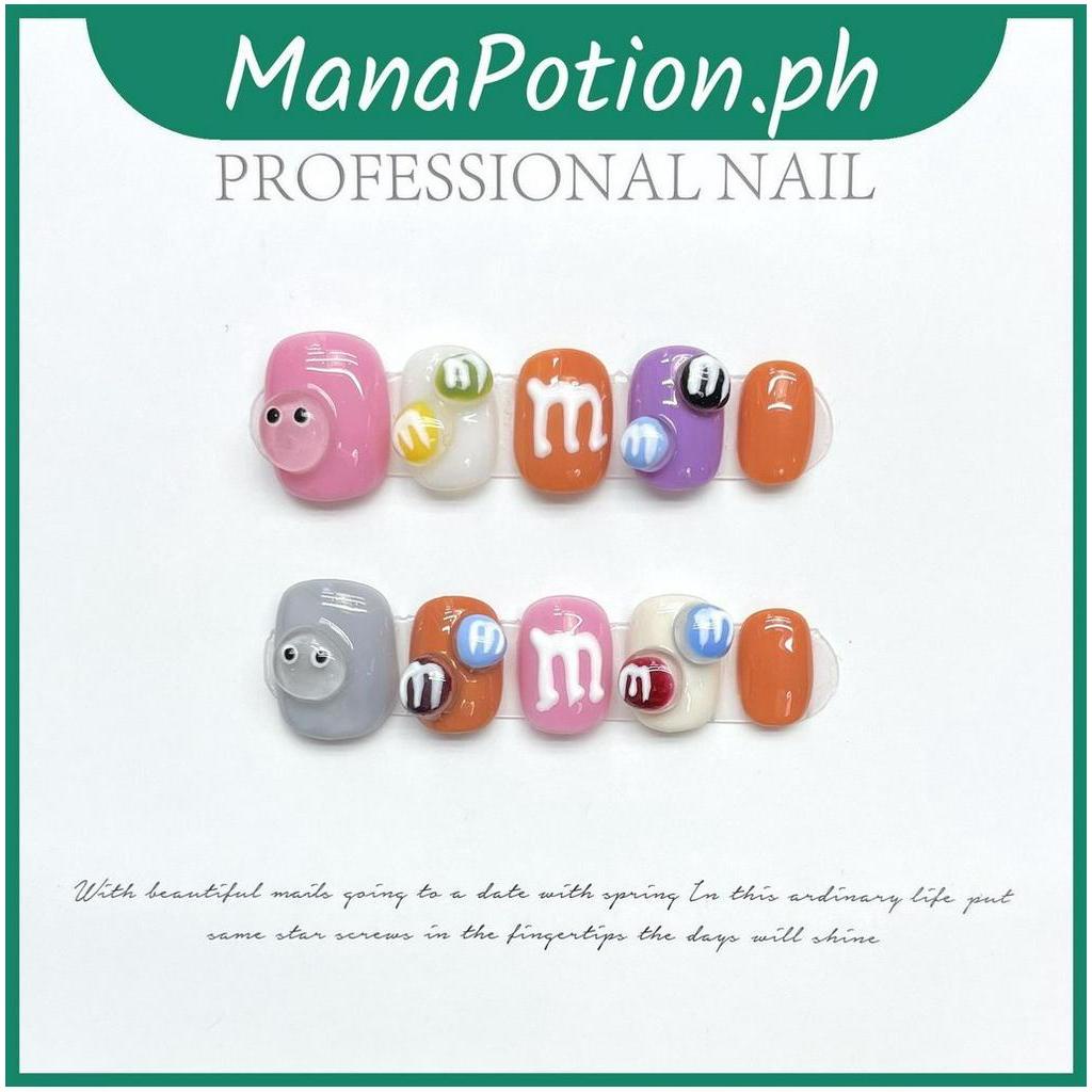 Bean M Dopamine Nail Art Xs To L Sizes Sweet And Styles Spicy | Shopee ...