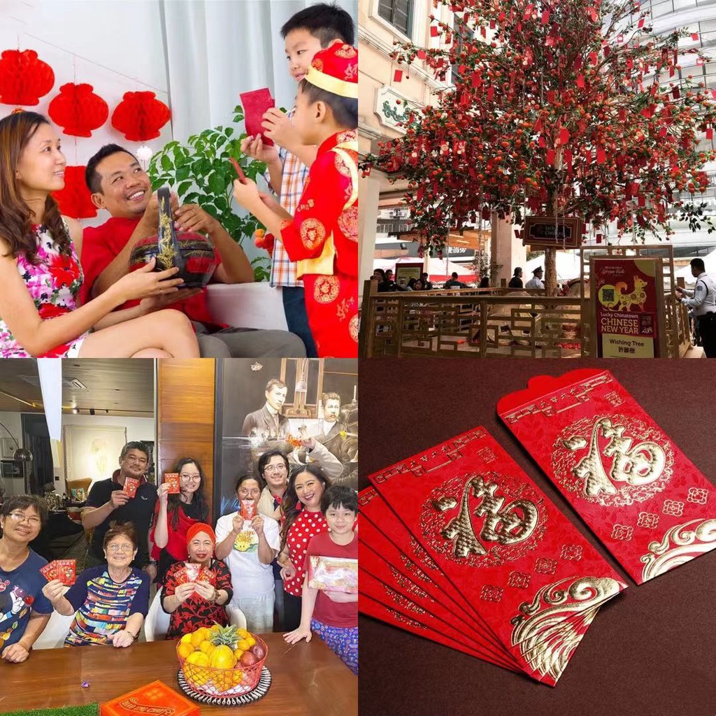 Red Envelope 1 PACK 6 Pieces Ampao/Chinese Envelope/Special Lucky Red ...