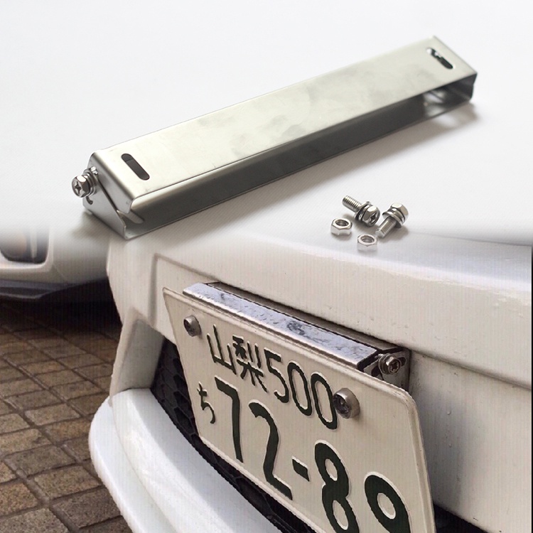 JDM Japan license plate frame stainless steel license plate bracket ...