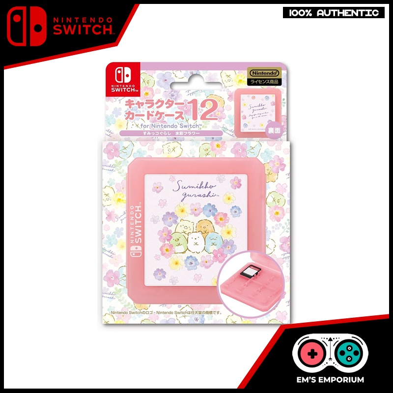 Nintendo Switch Cart Case 12 Carts Sumikko Gurashi and Rilakkuma Animal ...