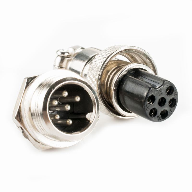 Ready stock* Male Female 6pin 16mm GX16 Circular Connectors Plug ...