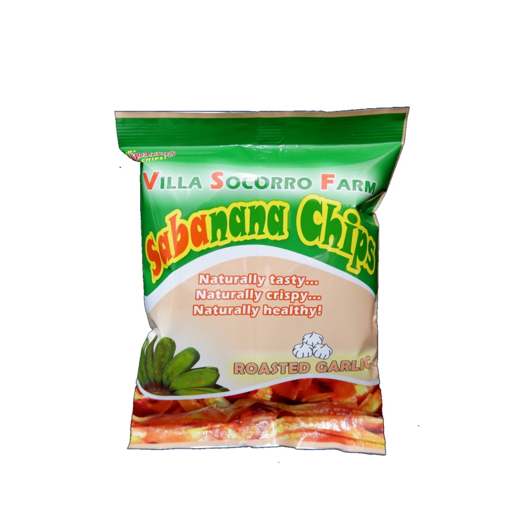 Villa Socorro Farm Sabanana Banana Chips 30 grams | Shopee Philippines
