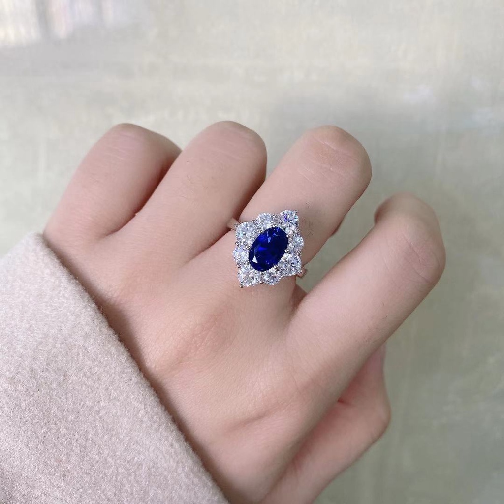 Marquise Luxury Gorgeous S925 Sterling Silver Super Sparkly High carbon ...