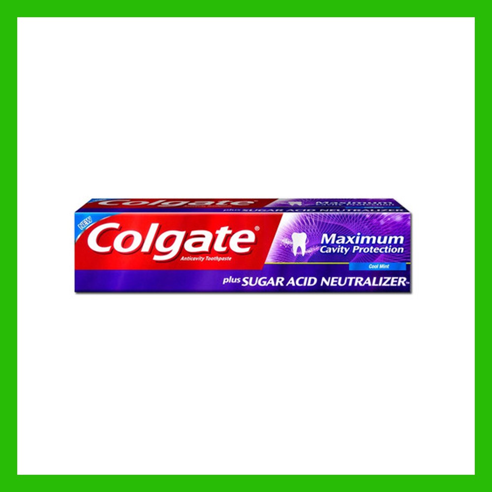 Colgate Toothpaste Maximum Sugar Acid Neutralizer 190g | Shopee Philippines