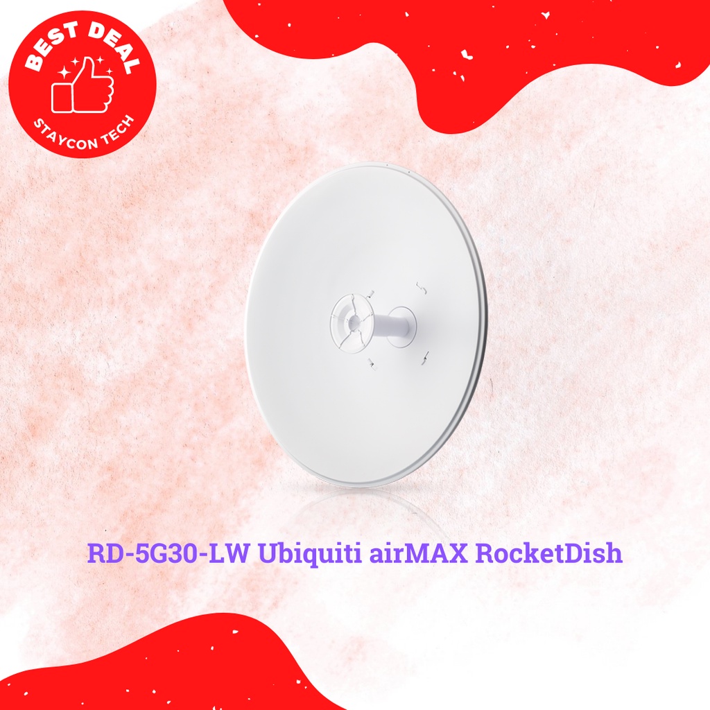 RD-5G30-LW Ubiquiti airMAX RocketDish, 5 GHz, 30 dBi LW Antenna (2pcs ...