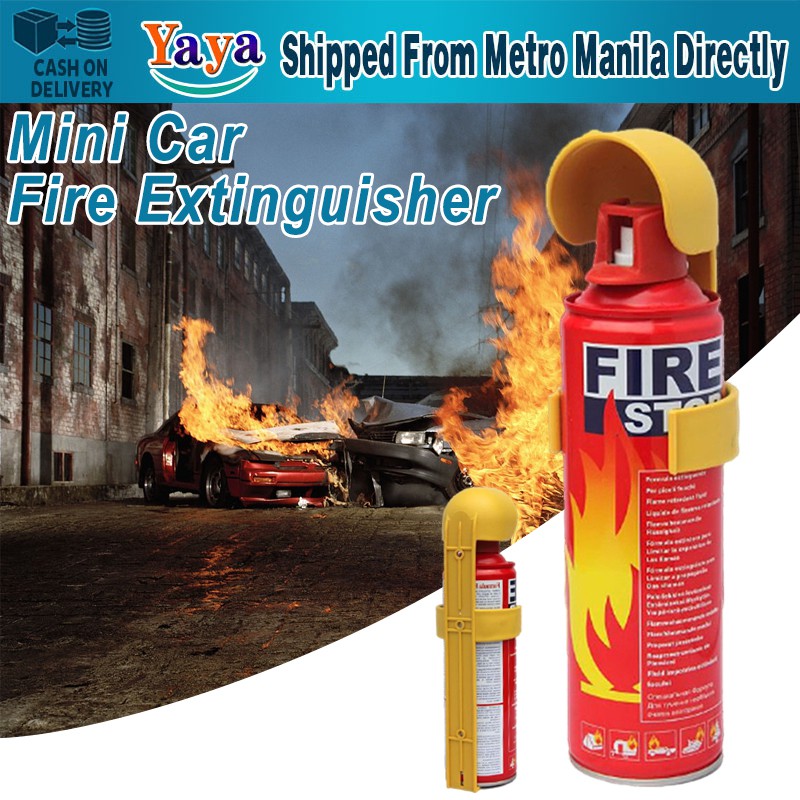 【Fast delivery】Mini Fire Extinguisher Portable Household Car Use Water ...