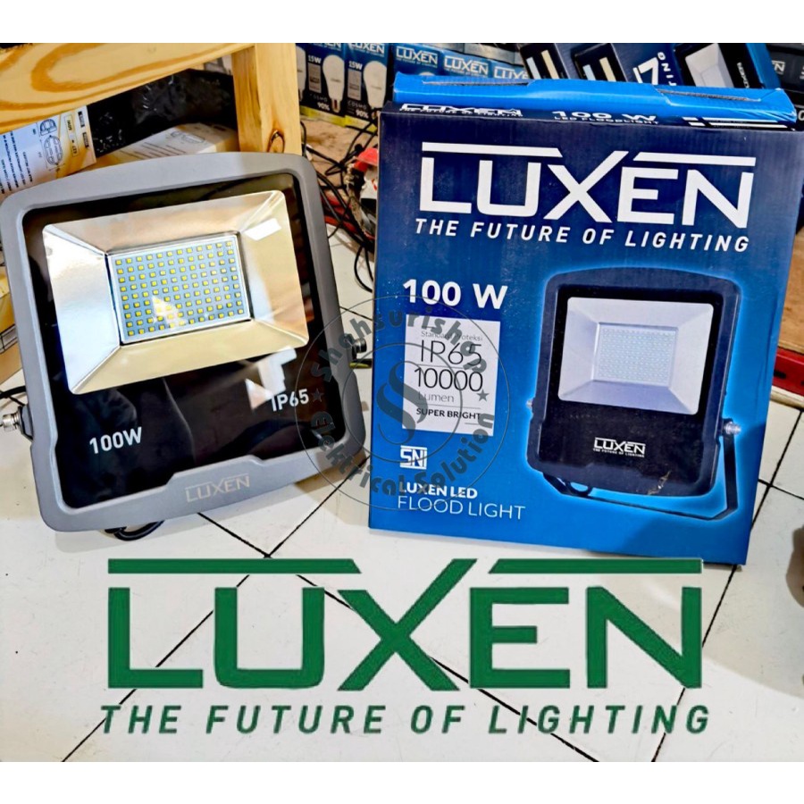 LUXEN LED FLOOD LIGHT SLIM SPOTLIGHT 100W 100 W WATT GUARANTEED ...