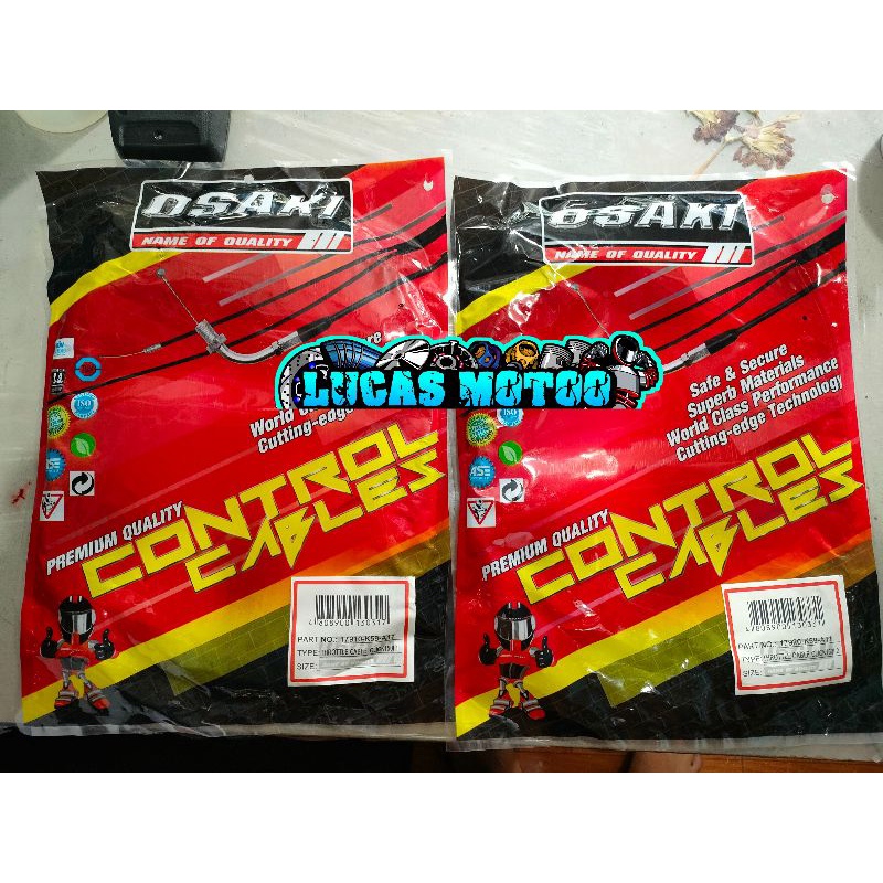 honda click 150i throttle cable number 1 & number 2 high quality ...