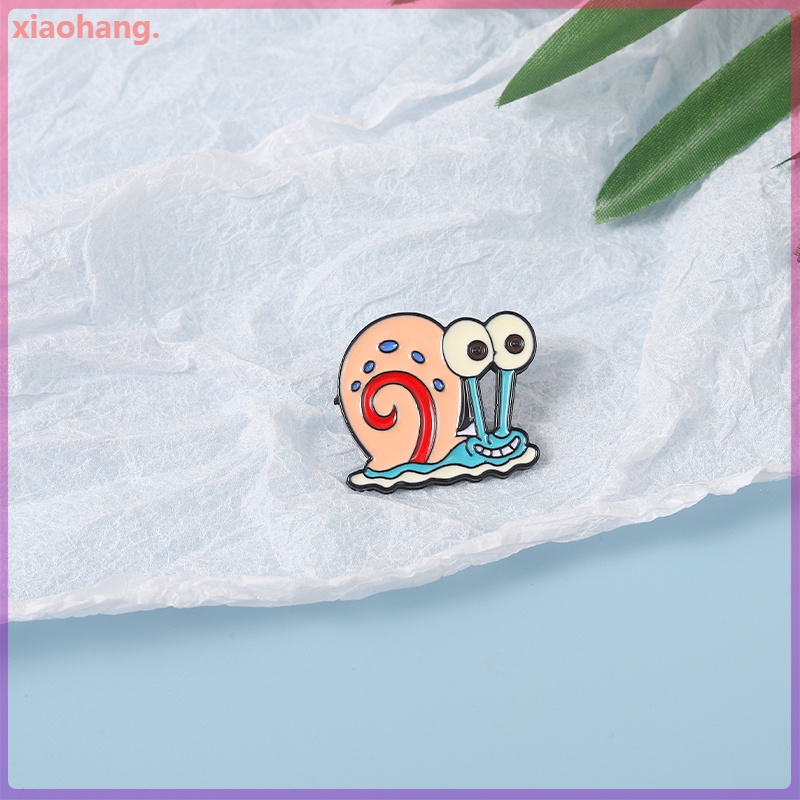 Cute Animal Snail Enamel Lapel Brooch Jewelry Gift Cartoon Snail Pin ...