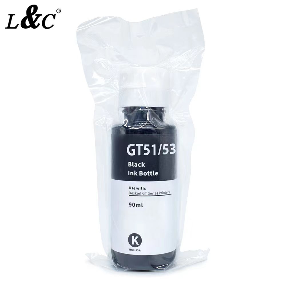 L&C Refill Hp Ink GT51 GT52 GT53 Dye Ink For HP Deskjet Printer GT5810 ...