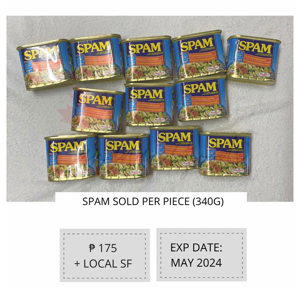 Spam Luncheon Meat 340g | Shopee Philippines
