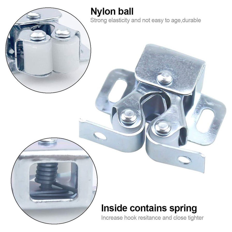 Double Roller Catch Latch for Cabinet Door (10 Pieces) | Shopee Philippines